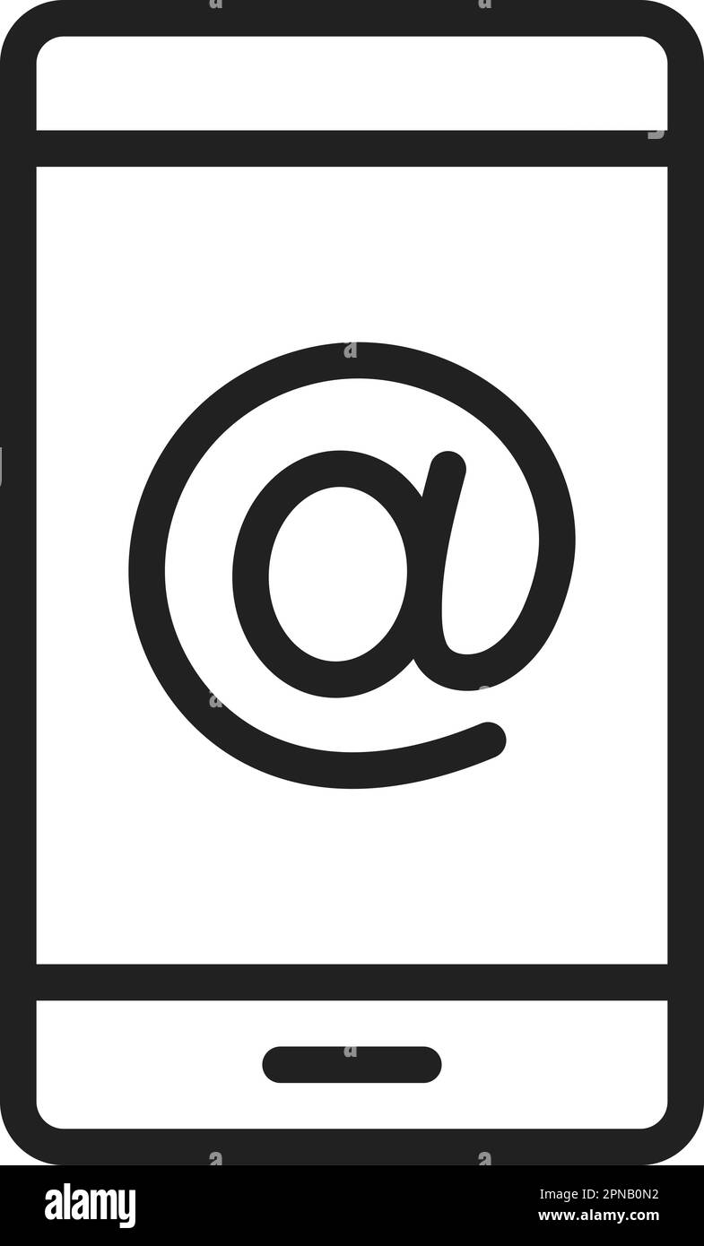 Email Address icon vector image. Suitable for mobile apps, web apps and ...