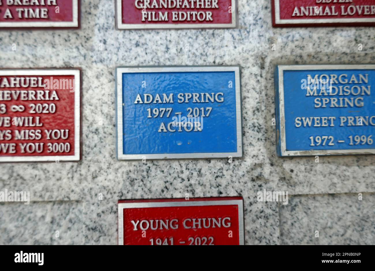 Los Angeles, California, USA 16th April 2023 Actor Adam Spring Grave at ...
