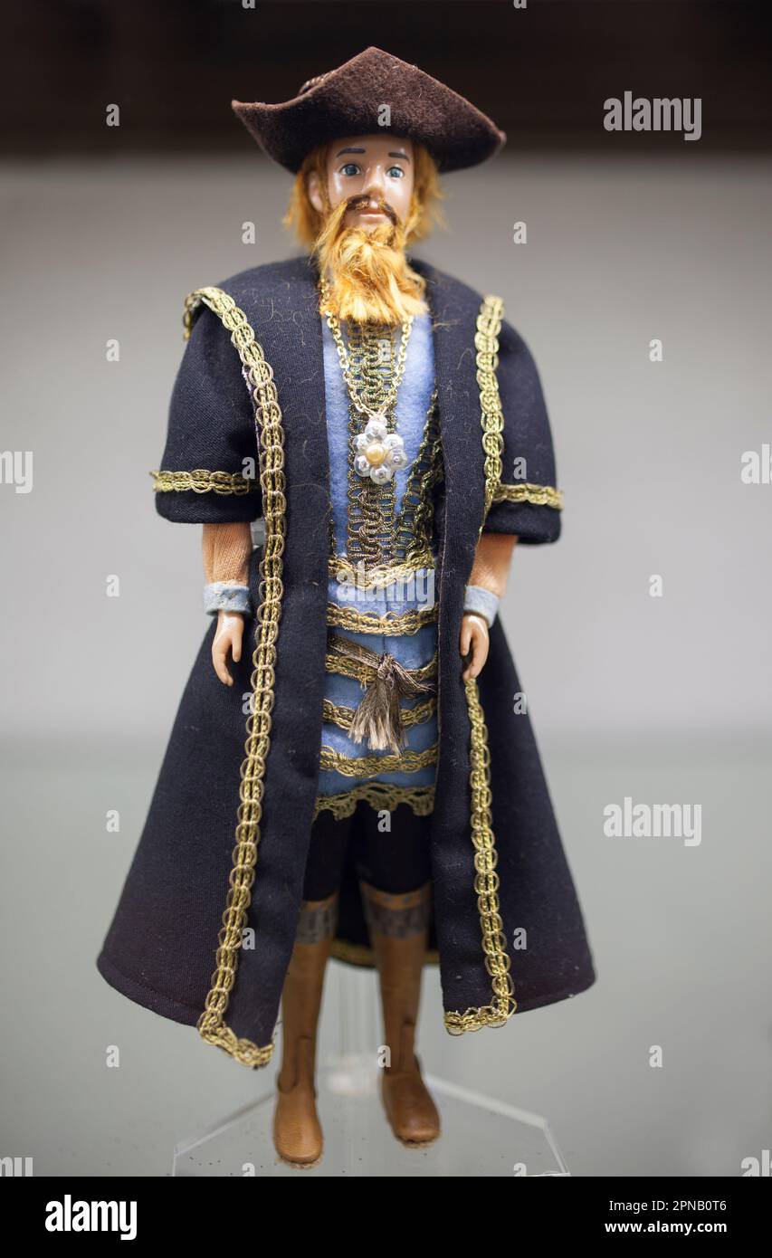 Coimbra, Portugal - Sept 7th 2019: Toy figure of Vasco da Gama ...