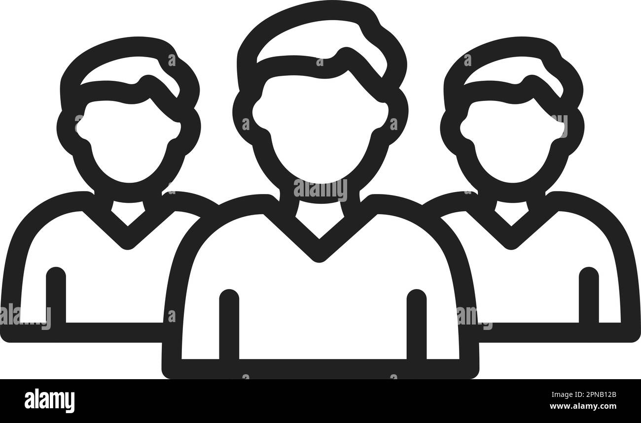 Employees icon vector image. Suitable for mobile apps, web apps and print media Stock Vector ...