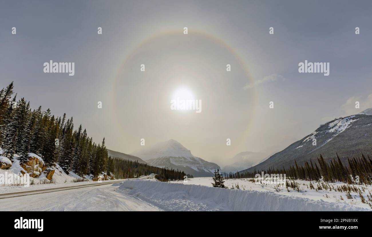 Canadian Sun Dog Stock Photo - Alamy