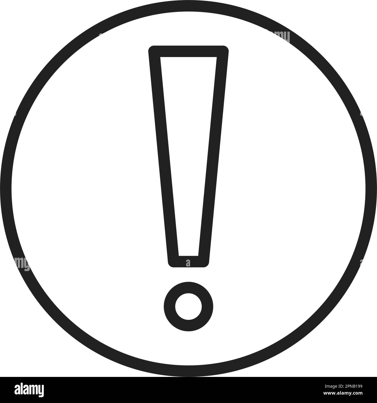 Exclamation Mark icon vector image. Suitable for mobile apps, web apps ...