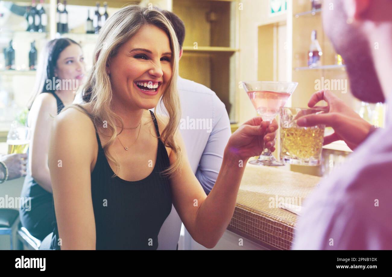 Im having so much fun getting to know you. a young man and woman ...