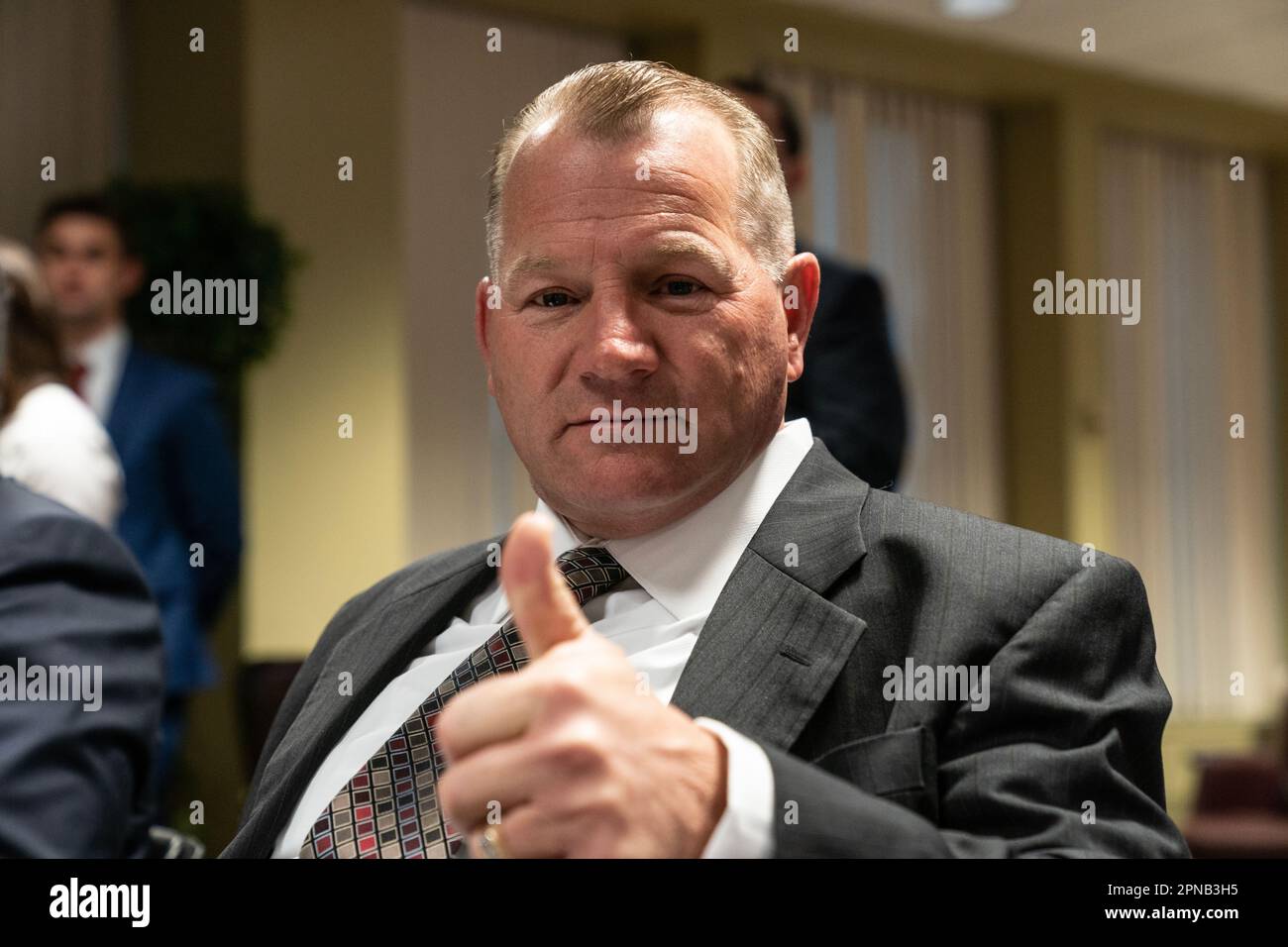 Congressman Troy Nehls (R) attends House Judiciary Committee field ...