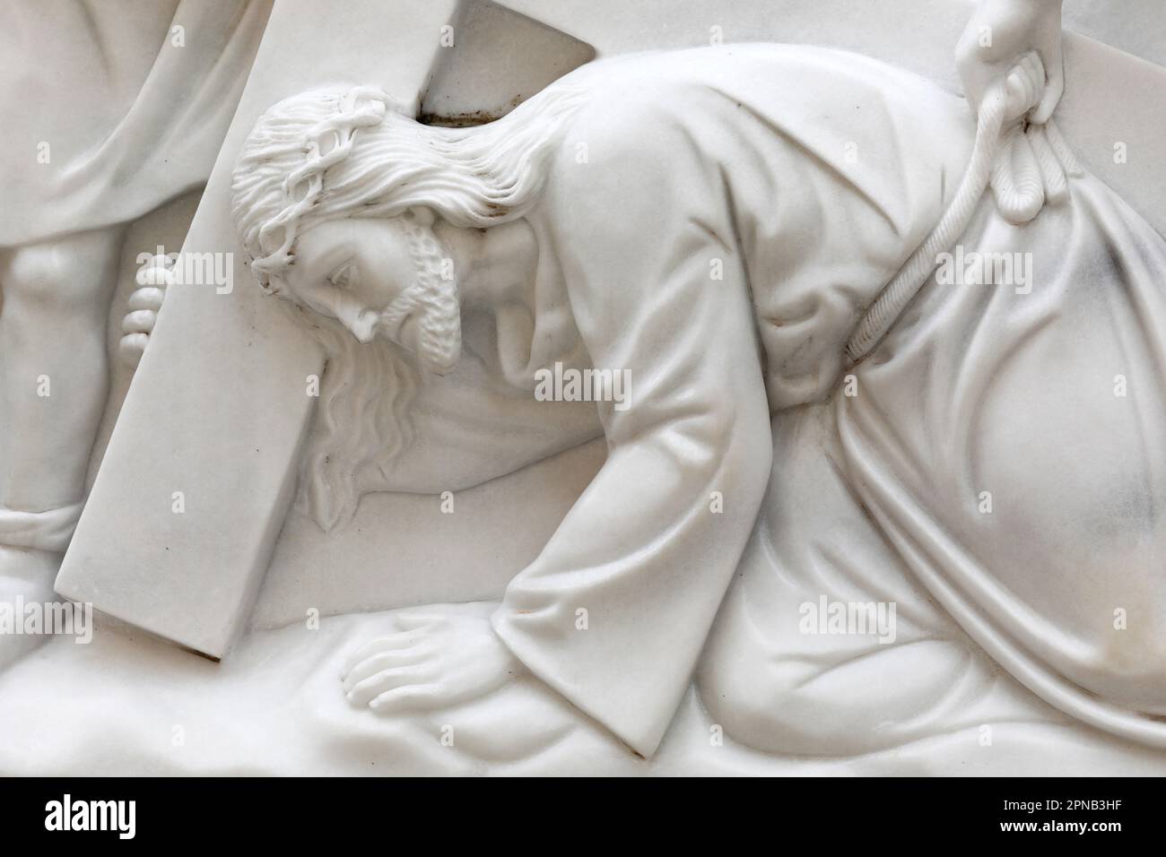 Jesus falls the second time hi-res stock photography and images - Alamy