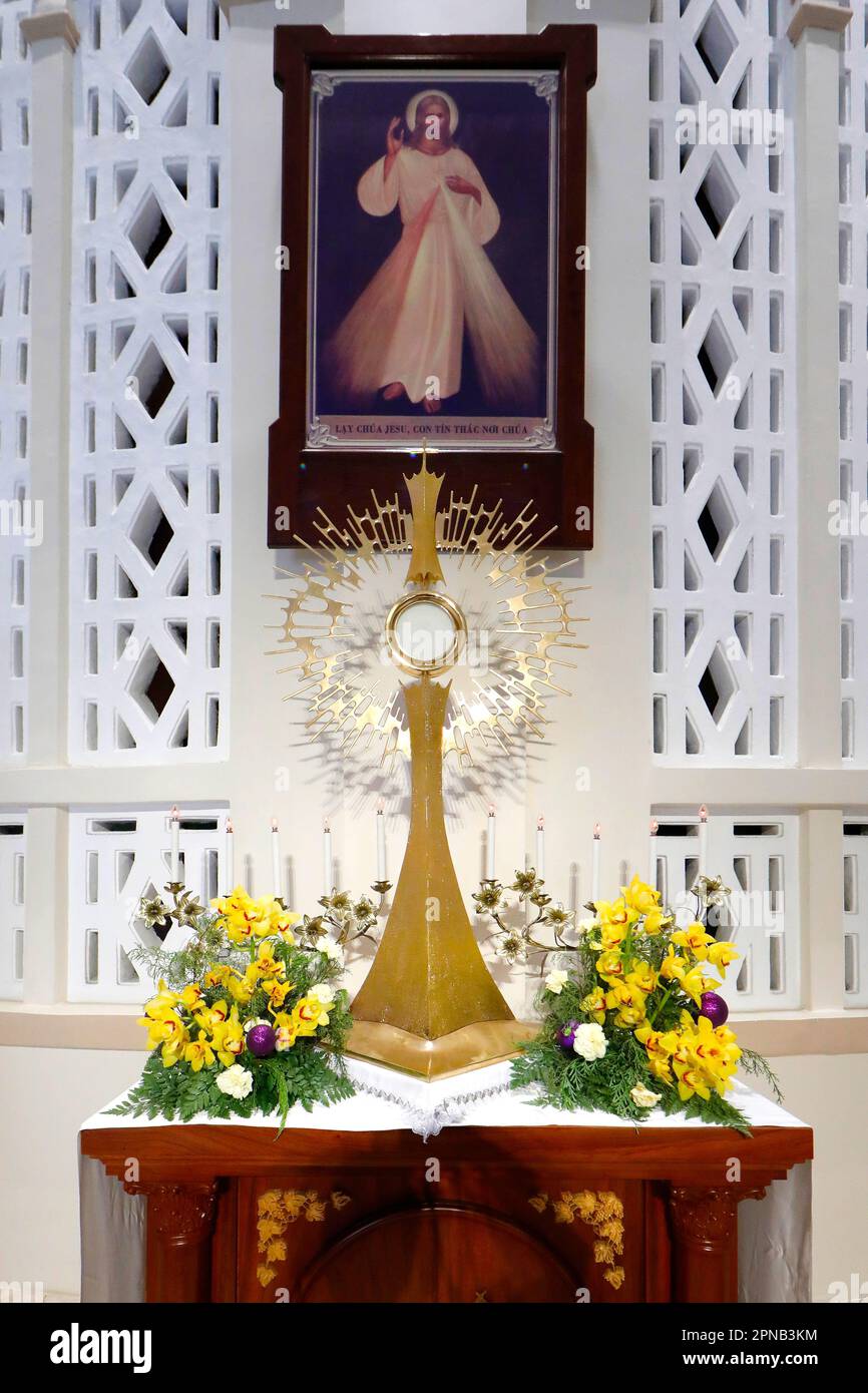 Church of the Sacred Heart of Jesus ( Nha Tho Tan Dinh ). The Holy ...