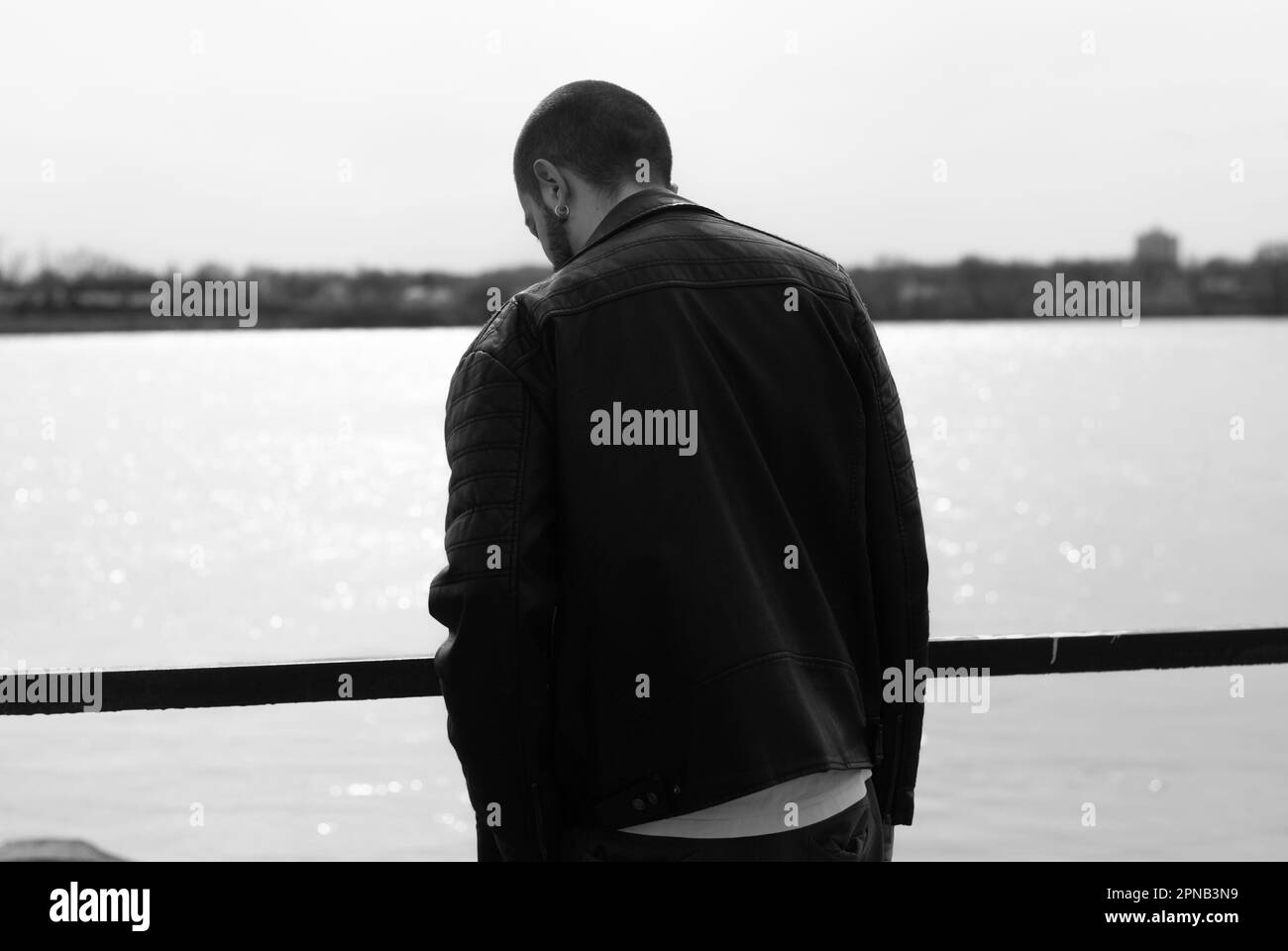 River reflection sunlight Black and White Stock Photos & Images - Alamy