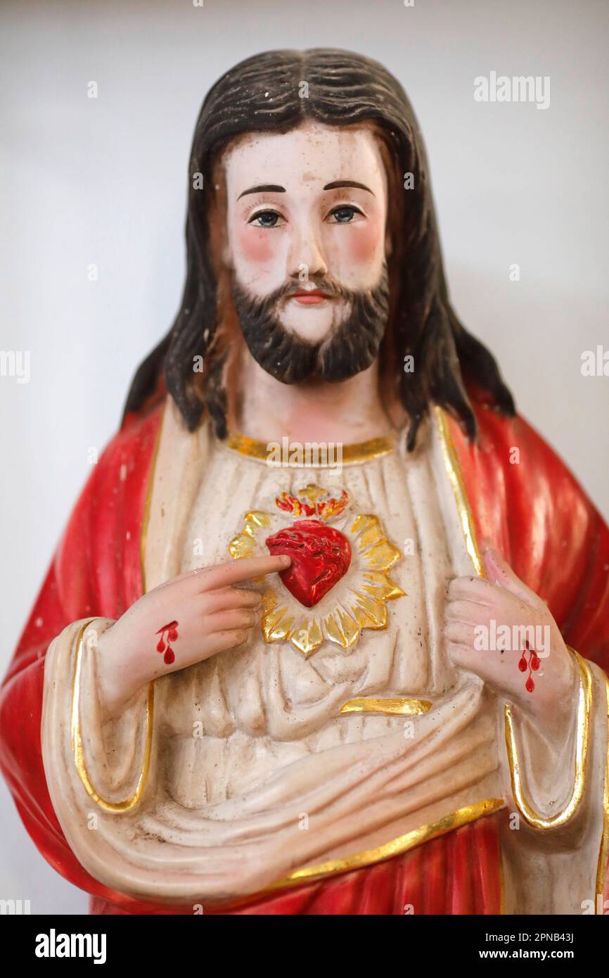 The Sacred Heart of Jesus. Statue. Vietnam Stock Photo - Alamy