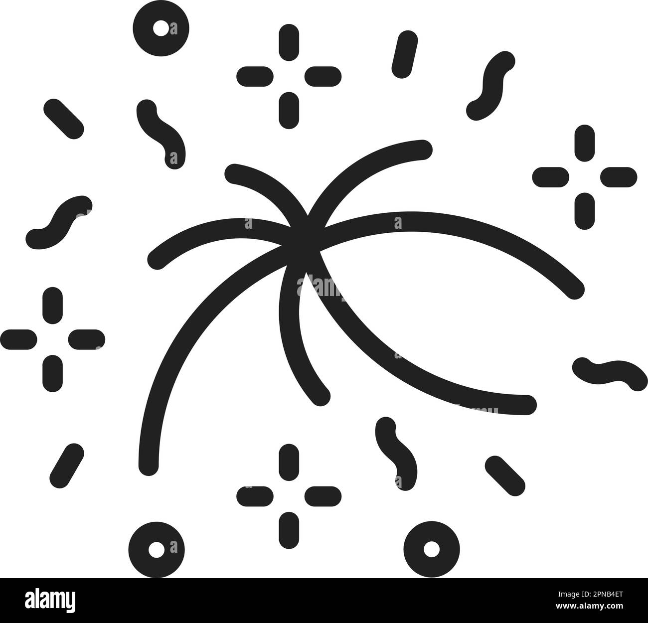 Fireworks icon vector image. Suitable for mobile apps, web apps and print media Stock Vector ...