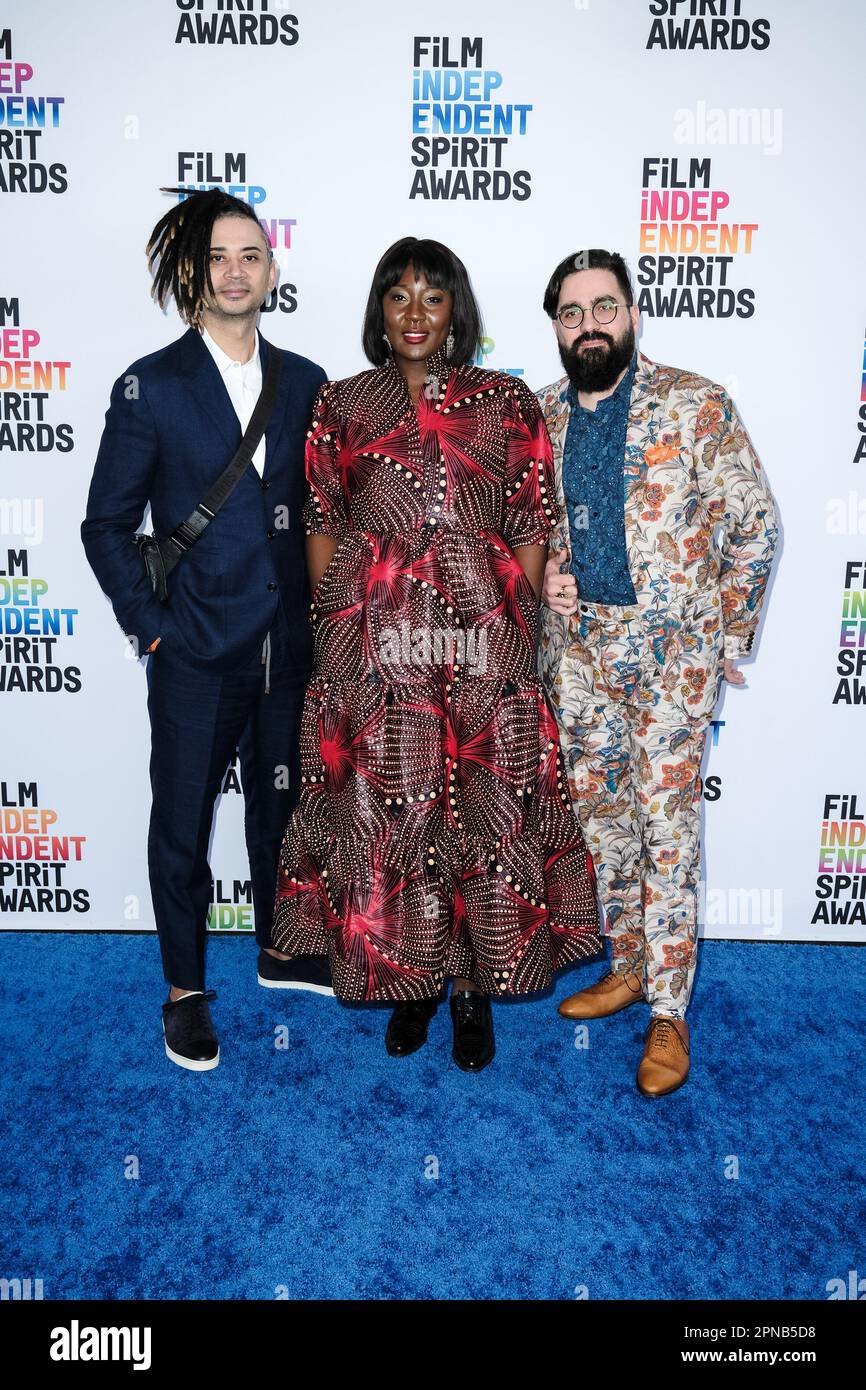 Alan McConnell, Ellie Foumbi and Joseph Mastantuono photographed ...