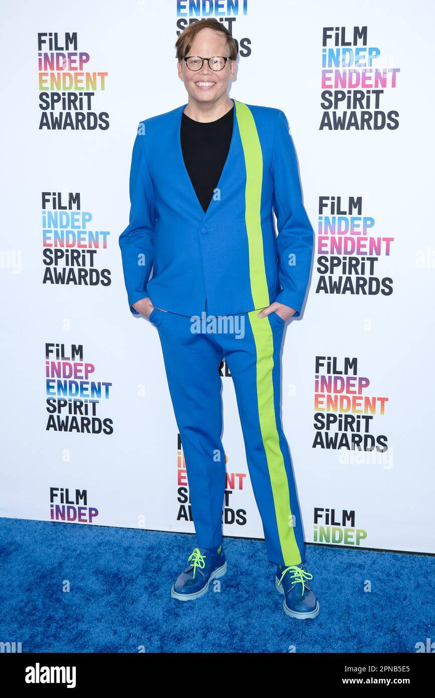 Jeff Hiller photographed attending the Film Independant Sprit Awards at ...