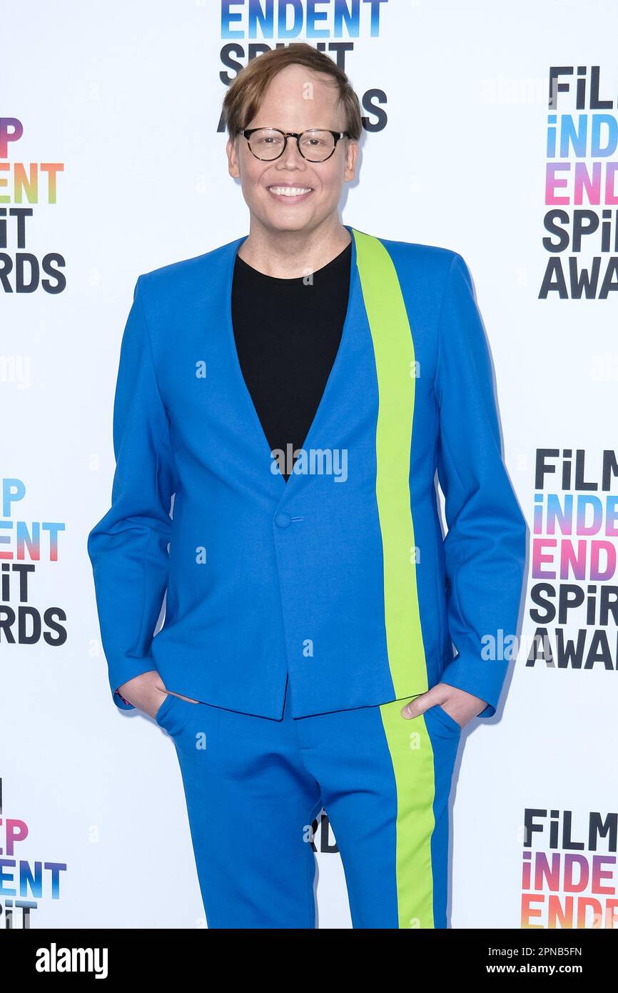 Jeff Hiller photographed attending the Film Independant Sprit Awards at ...