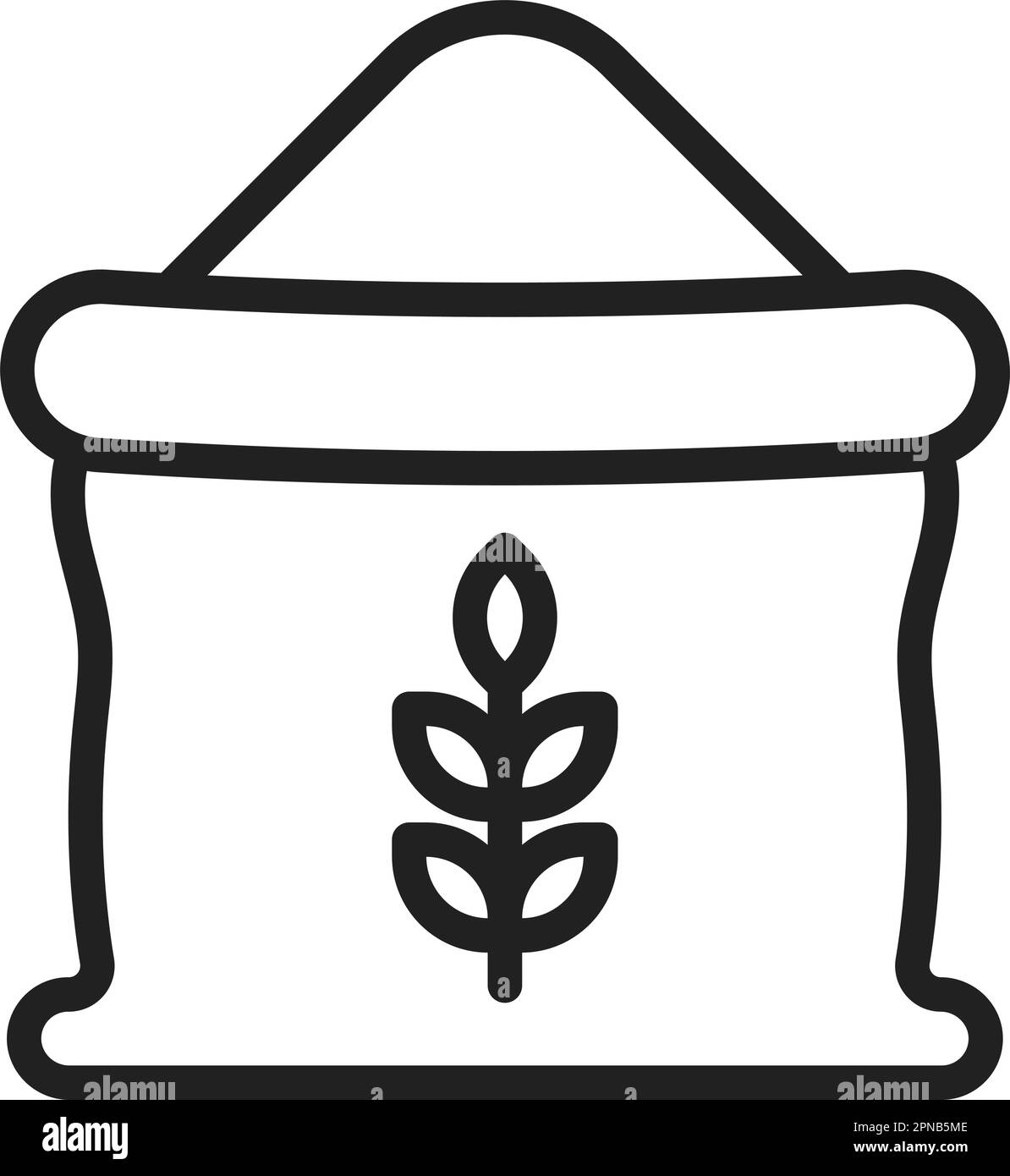 Flour bag icon vector image. Suitable for mobile apps, web apps and ...