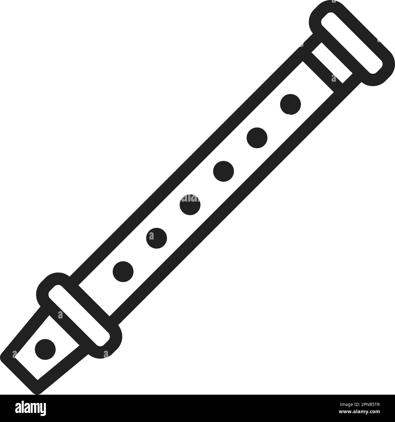 Flute icon vector image. Suitable for mobile apps, web apps and print ...