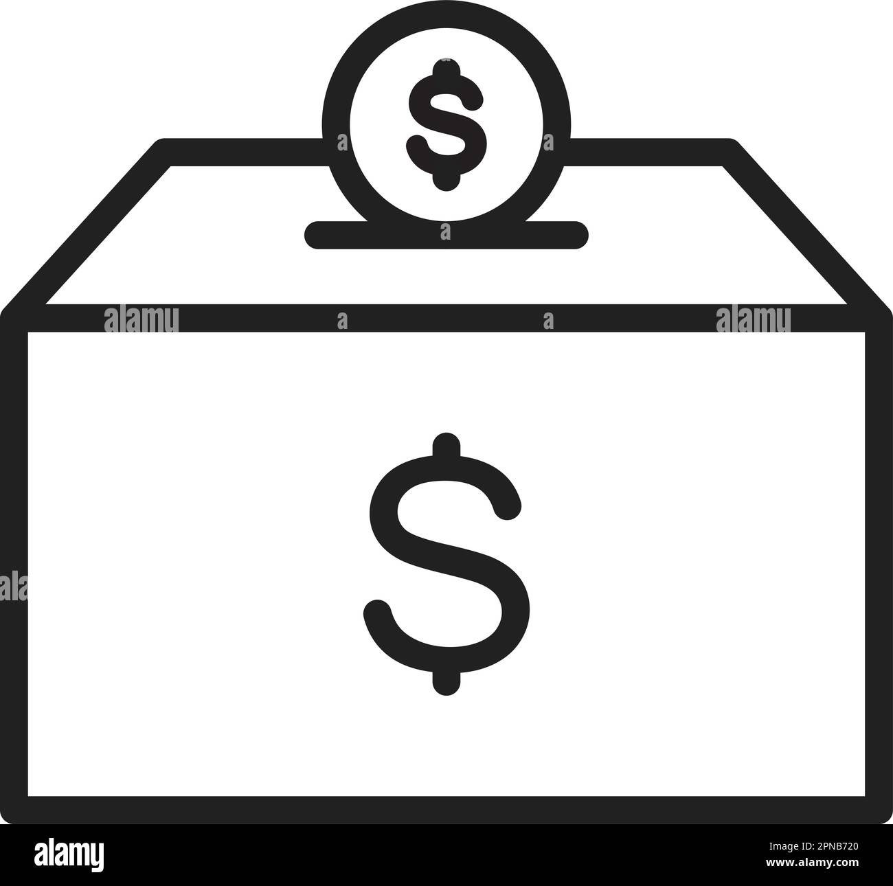 Funding icon vector image. Suitable for mobile apps, web apps and print ...