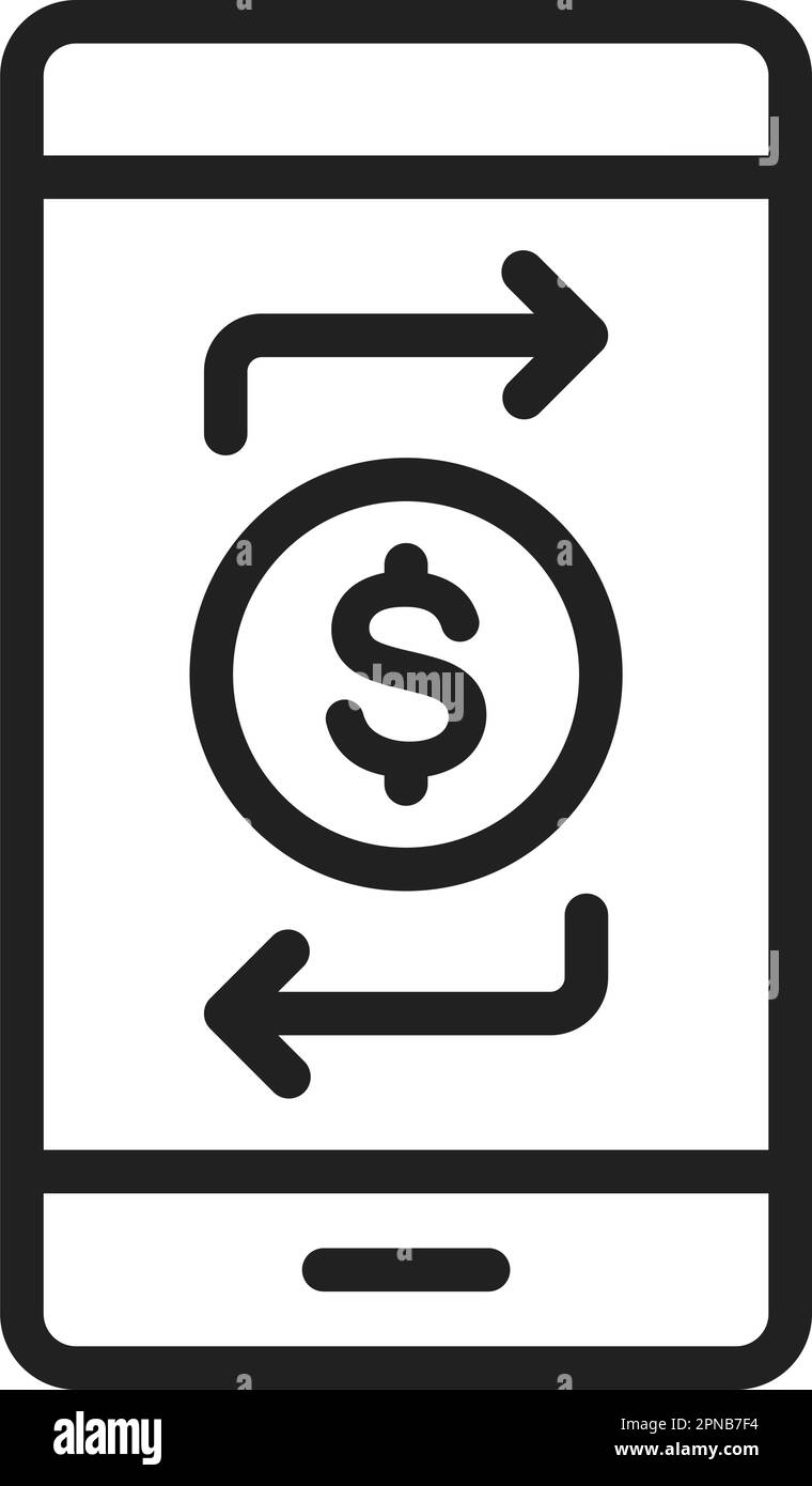 Funds Transfer icon vector image. Suitable for mobile apps, web apps ...