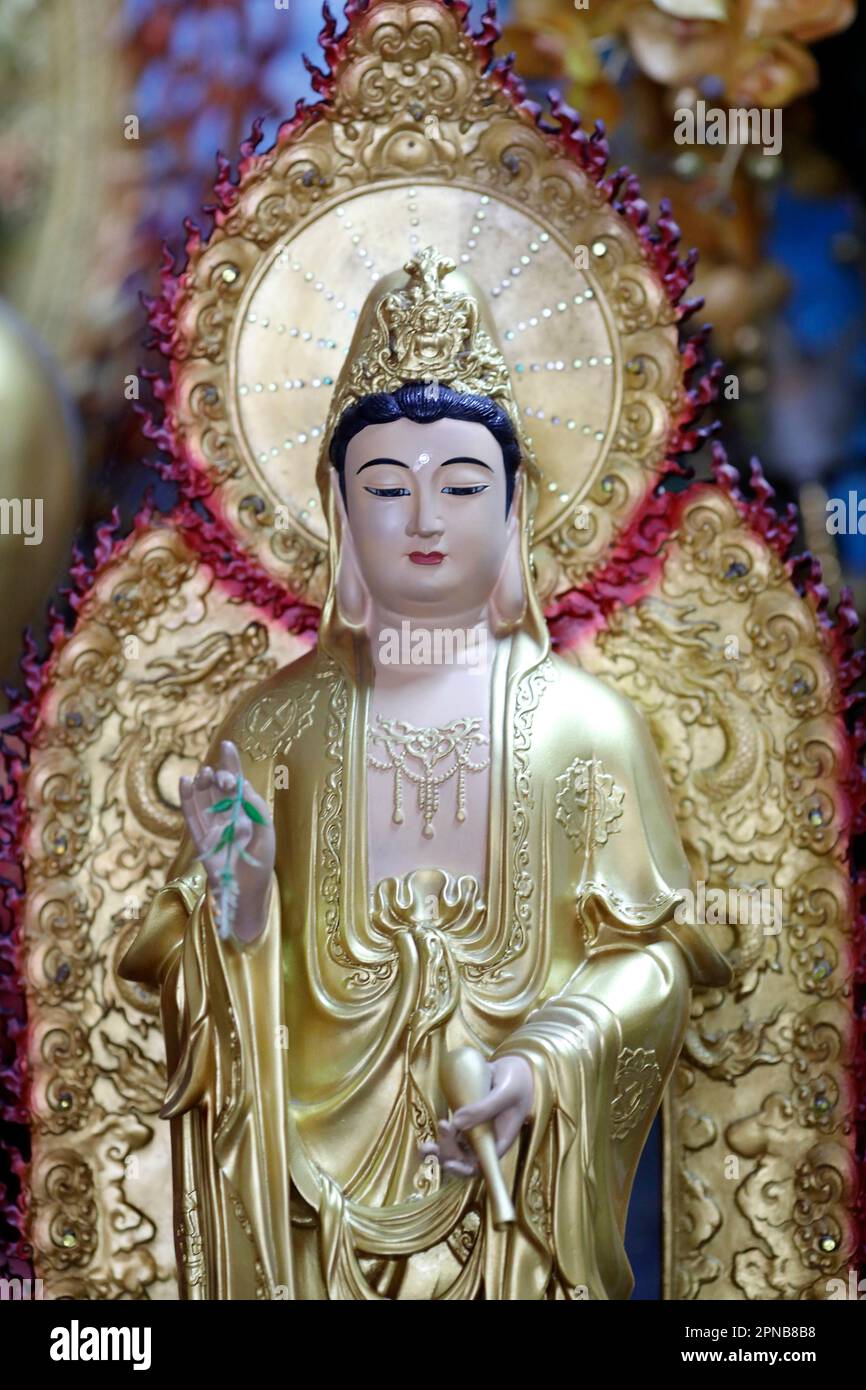 Thien Quang Co Tu buddhist temple. Bodhisattva Avalokitehvara. Guanyin ...