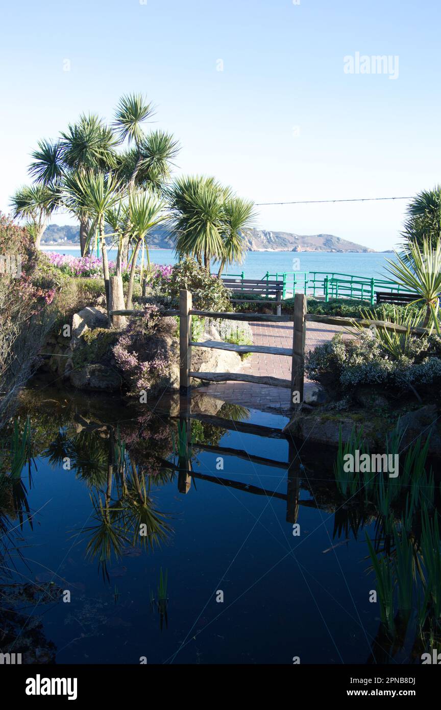 Churchill Memorial Park, St Brelade's, Jersey, Channel Islands Stock ...