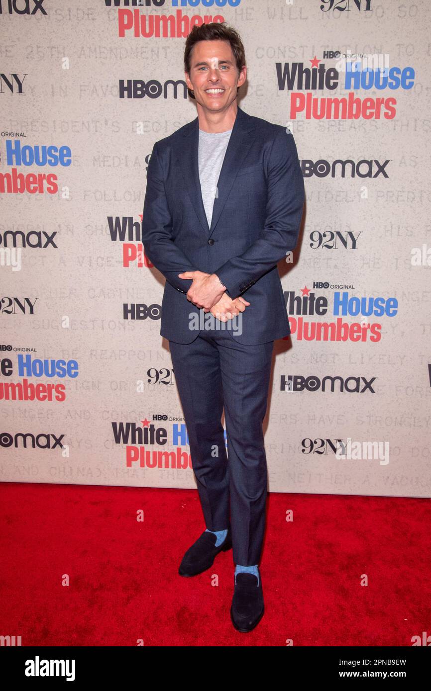 NEW YORK, NEW YORK - APRIL 17: James Marsden attends HBO's "White House ...