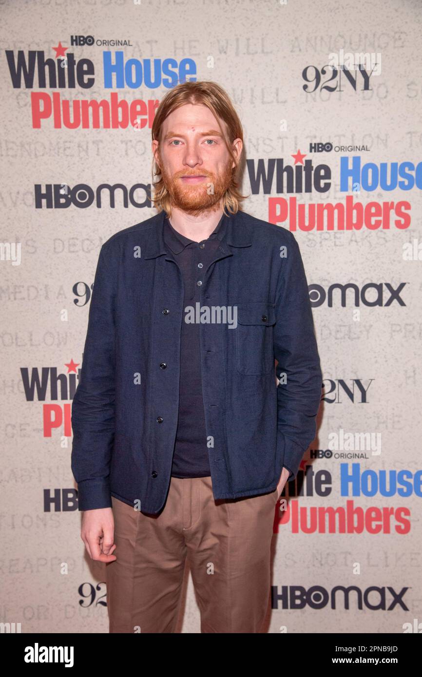 NEW YORK, NEW YORK - APRIL 17: Domhnall Gleeson attends HBO's "White ...