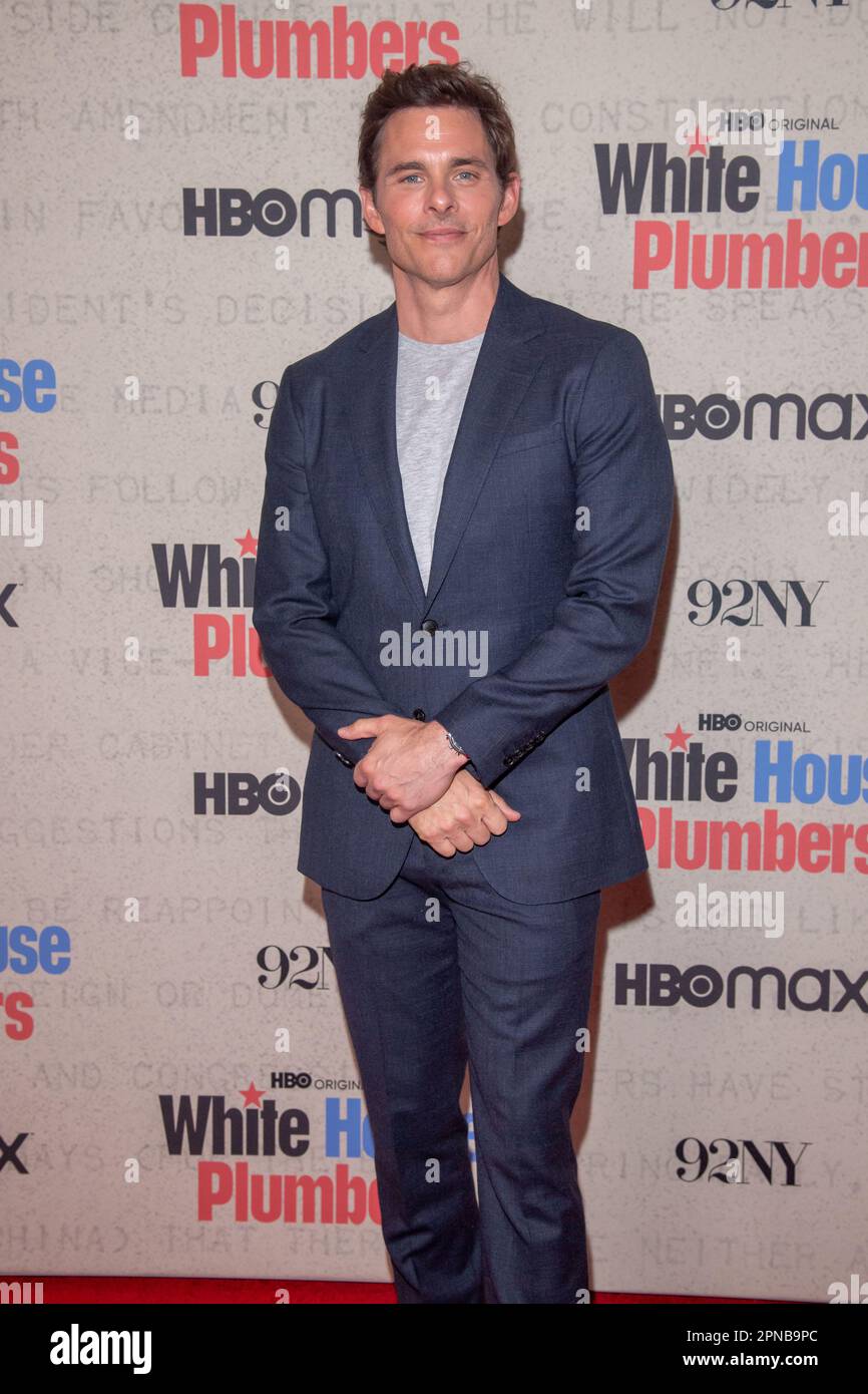 NEW YORK, NEW YORK - APRIL 17: James Marsden attends HBO's "White House ...