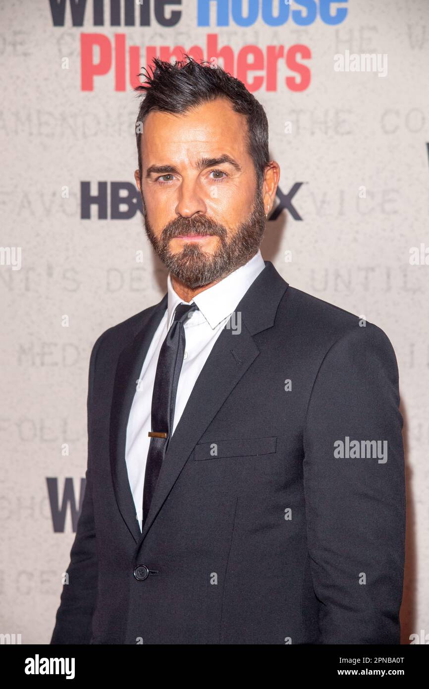 NEW YORK, NEW YORK - APRIL 17: Justin Theroux attends HBO's "White ...