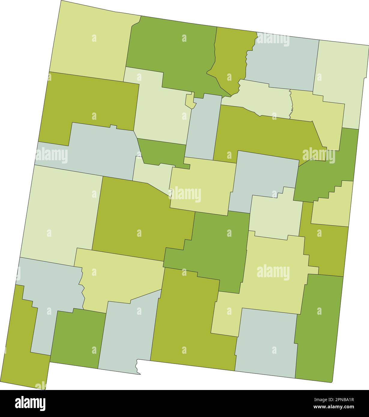 New mexico political map