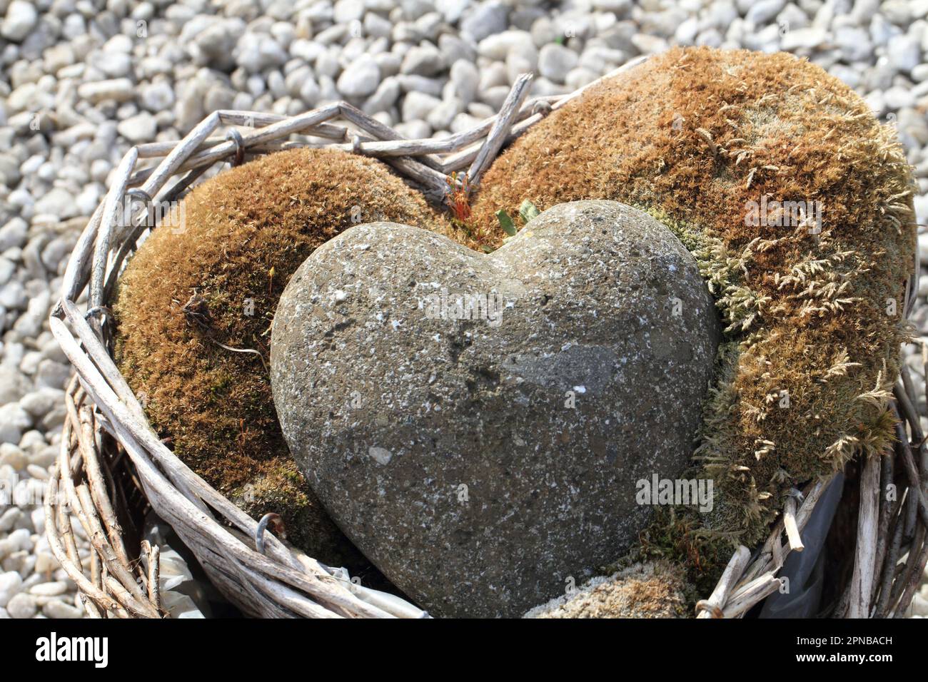 valentine stone hearts as nice romantic love background Stock Photo - Alamy