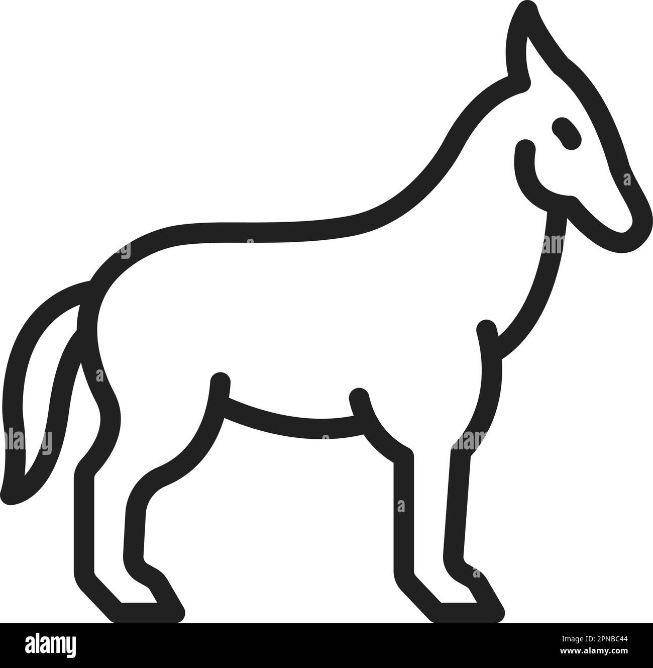 Horse icon vector image. Suitable for mobile apps, web apps and print ...