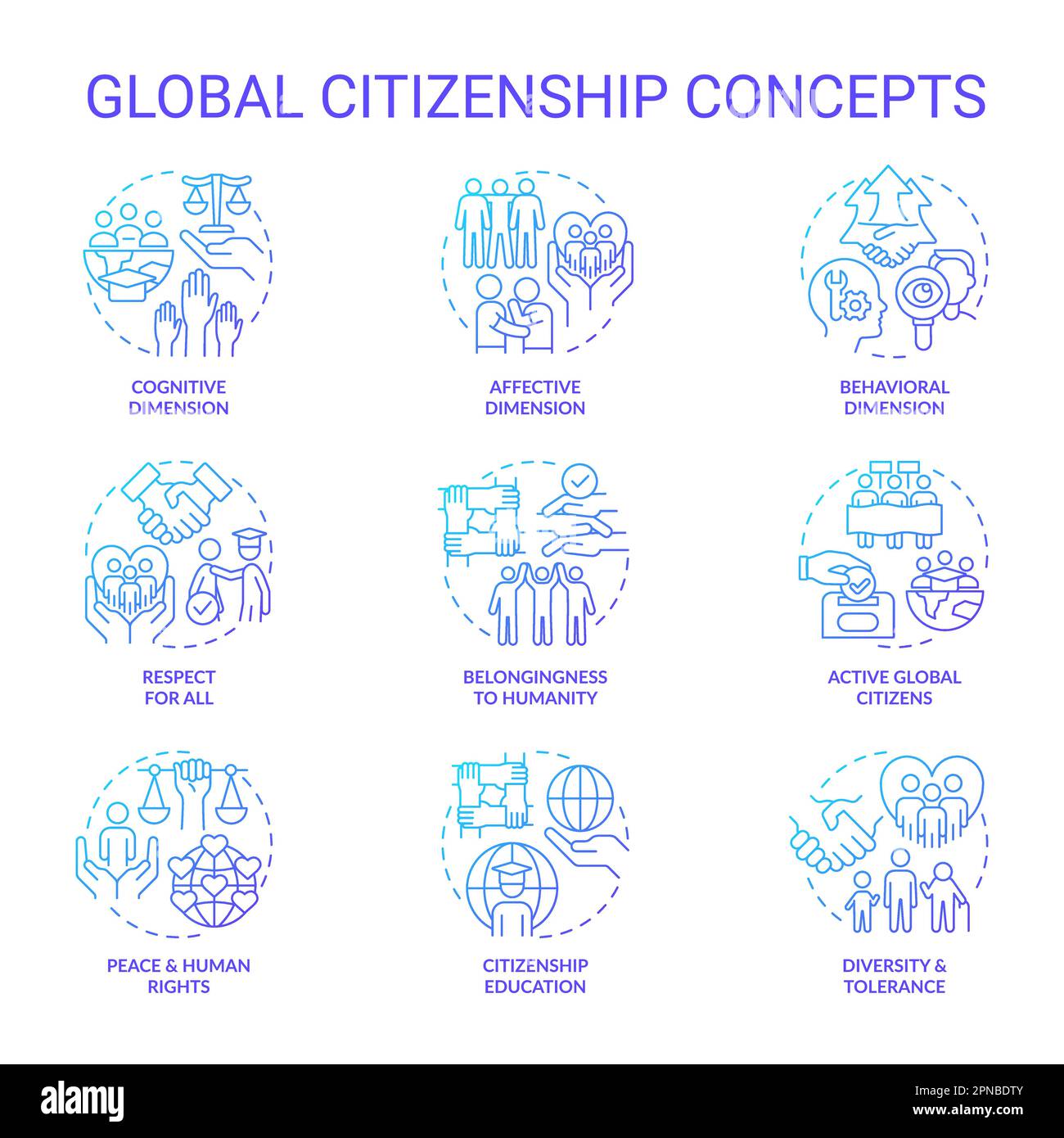 Global citizenship education Stock Vector Images - Alamy