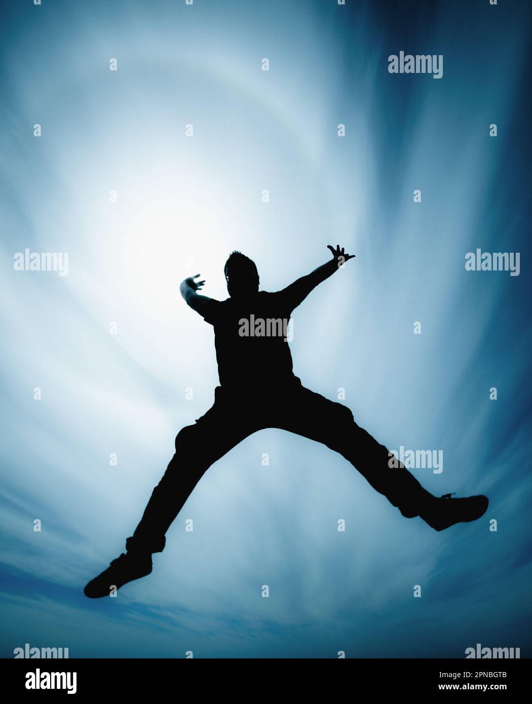 Man against sky hi-res stock photography and images - Alamy