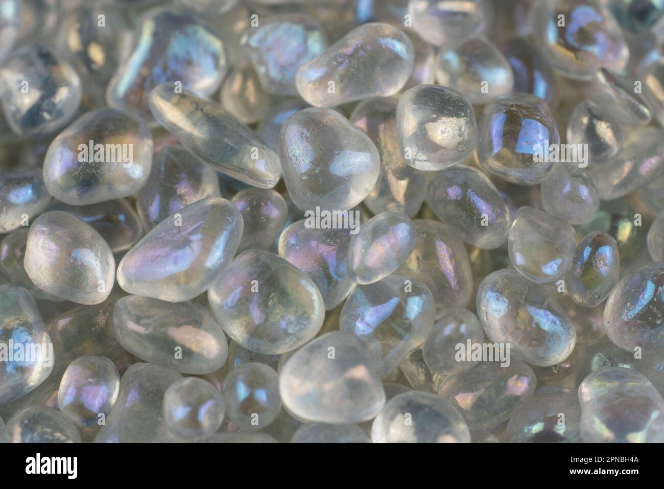 From above small raw welo opal stones placed in one pile Stock Photo ...