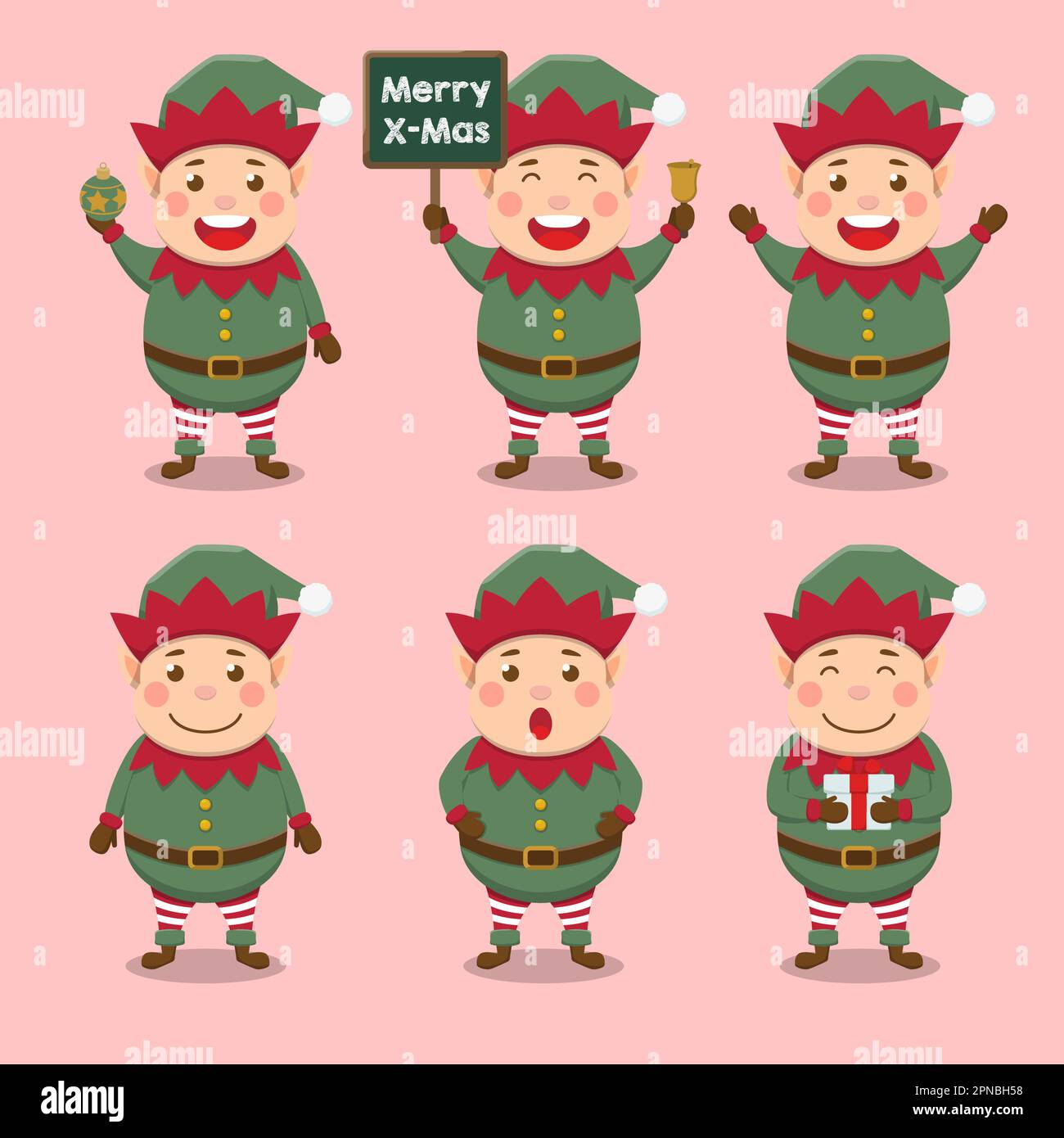 Cartoon cute elf sack hi-res stock photography and images - Alamy