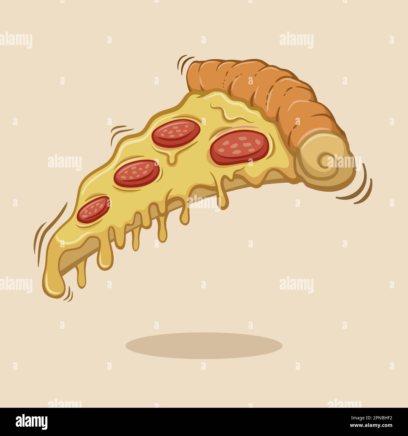 Slice delicious classic italian Stock Vector Images - Alamy