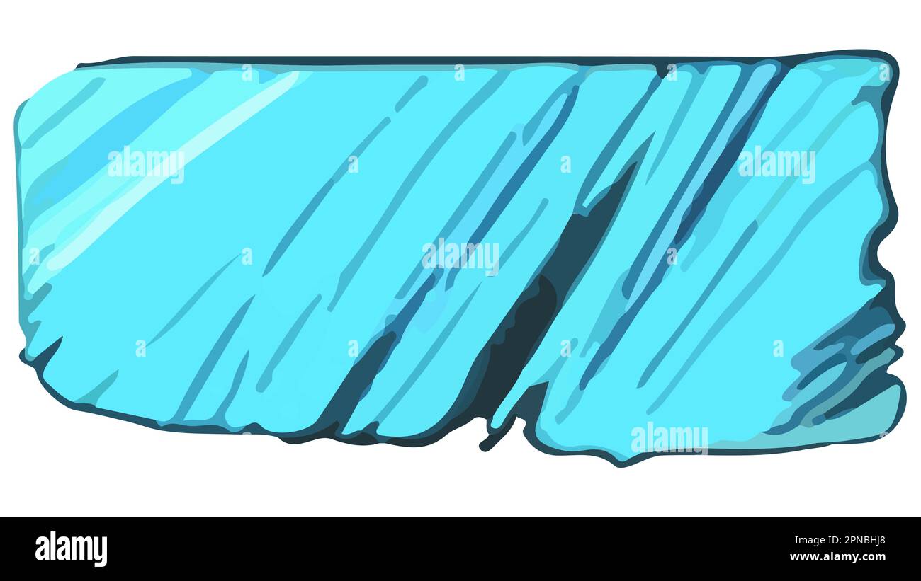 Blue rectangular shape with diagonal brush strokes in grunge style ...