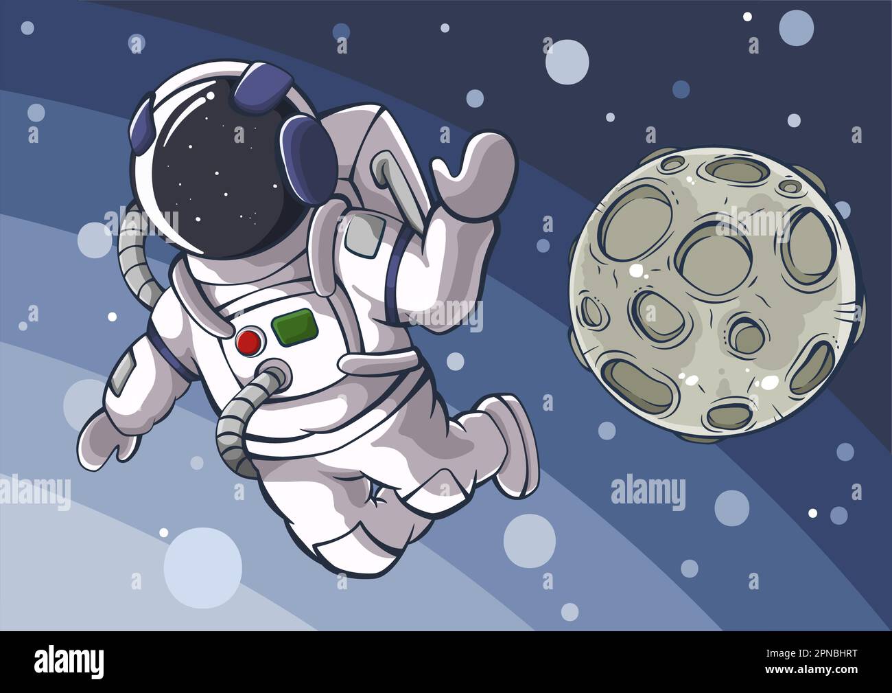 Cartoon astronaut hi-res stock photography and images - Alamy