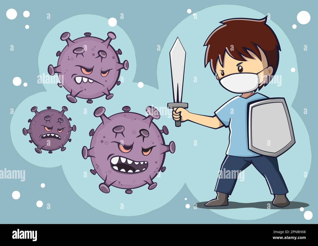 Sick monster Stock Vector Images - Alamy