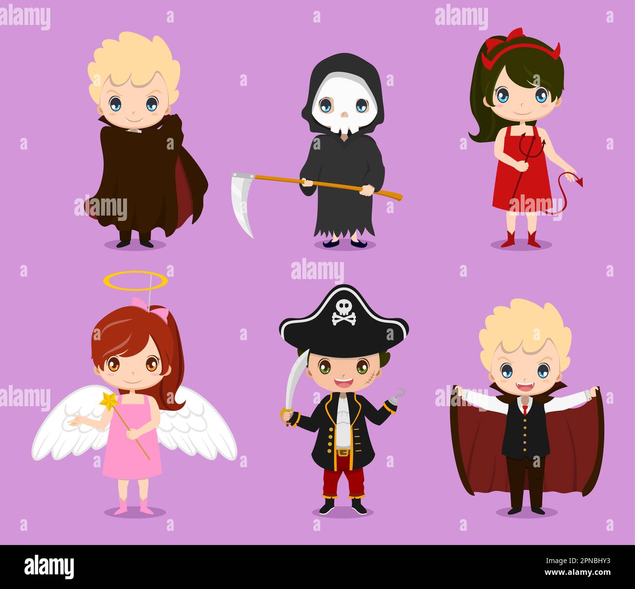 Halloween costumes Stock Vector Images - Alamy