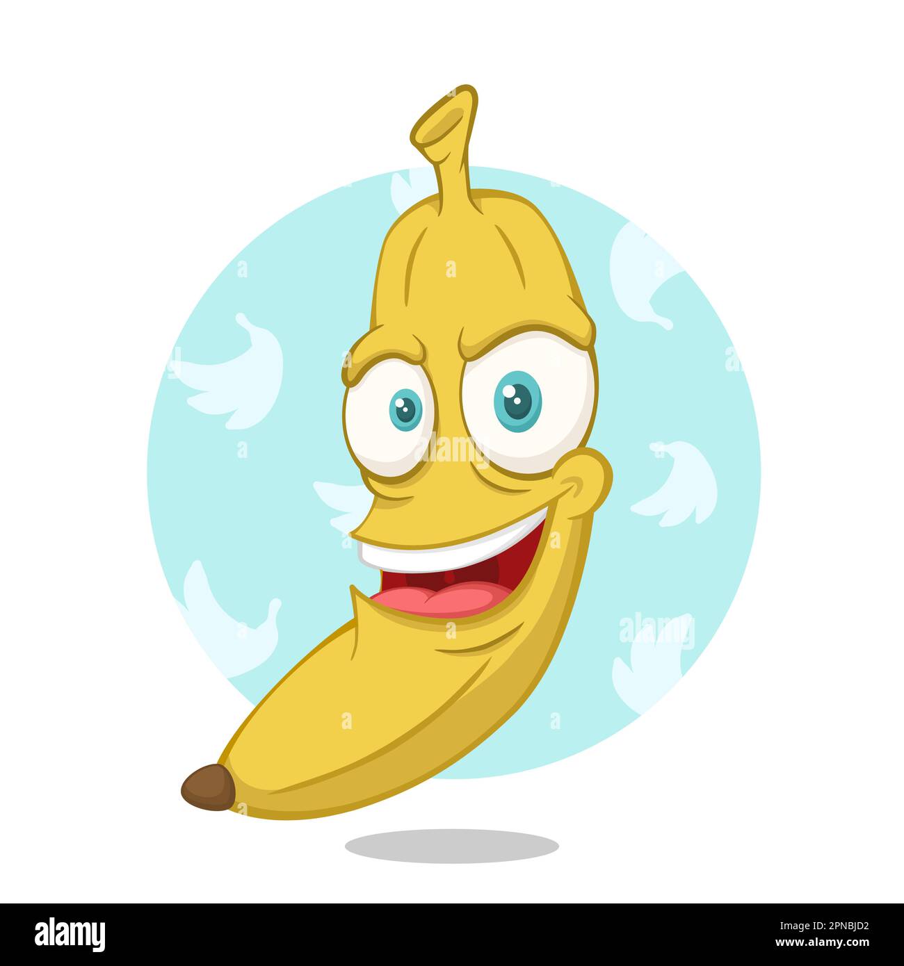 Funny Banana Cartoon Character Smiling Stock Vector Image And Art Alamy