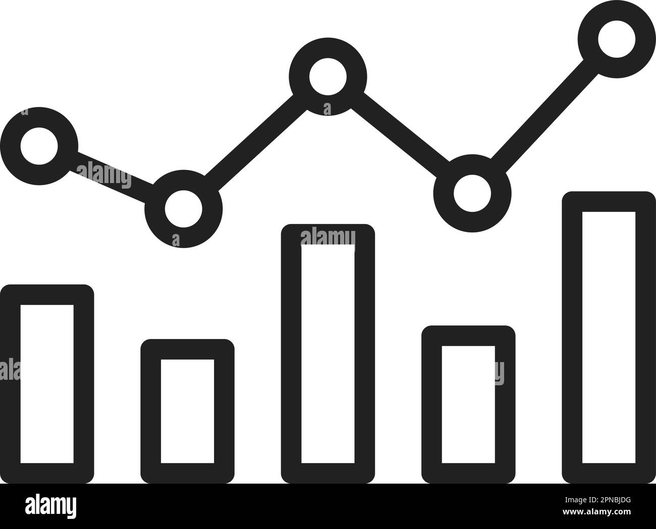 Increase and Decrease in Rate icon vector image. Suitable for mobile apps, web apps and print ...