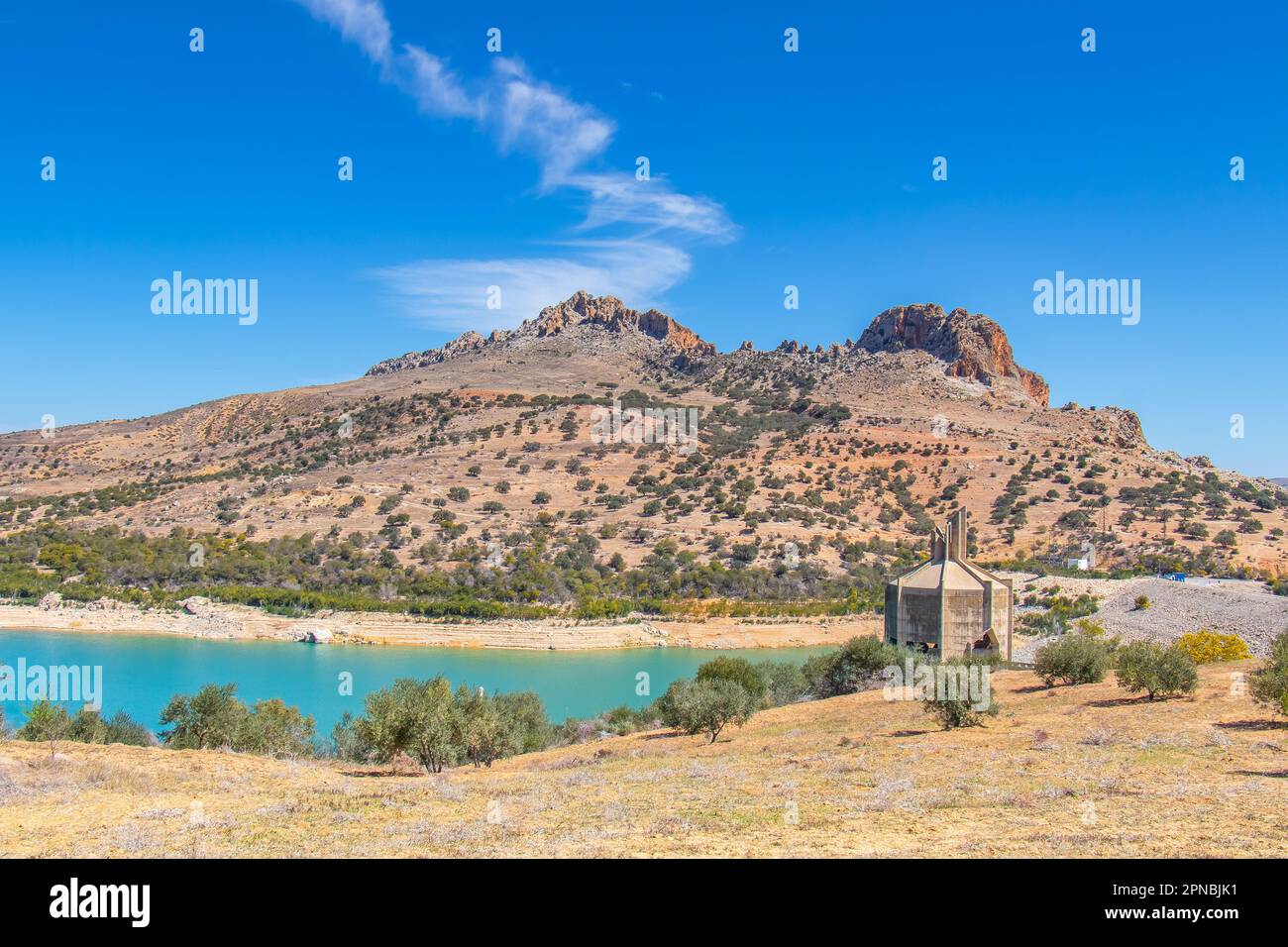 Sidi Salem Dam - Tunisia's Largest Dam on the Medjerda River Stock ...