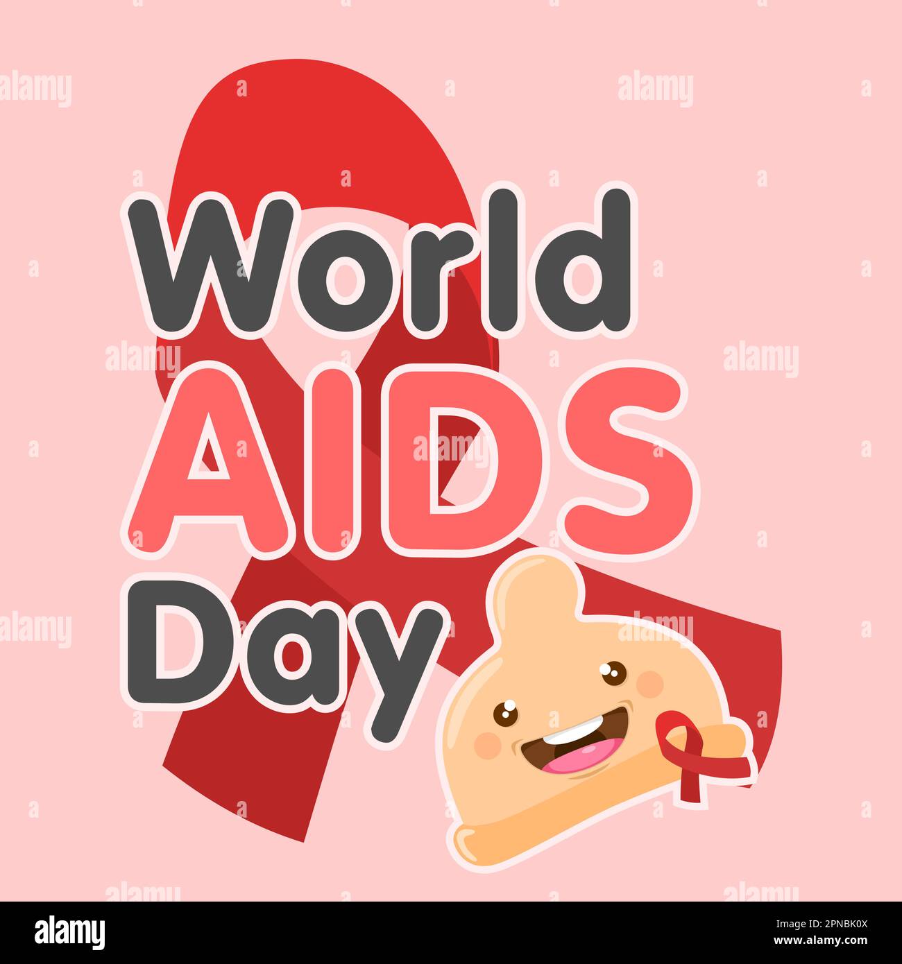 Cute Condom World Aids Day Stock Vector Image And Art Alamy