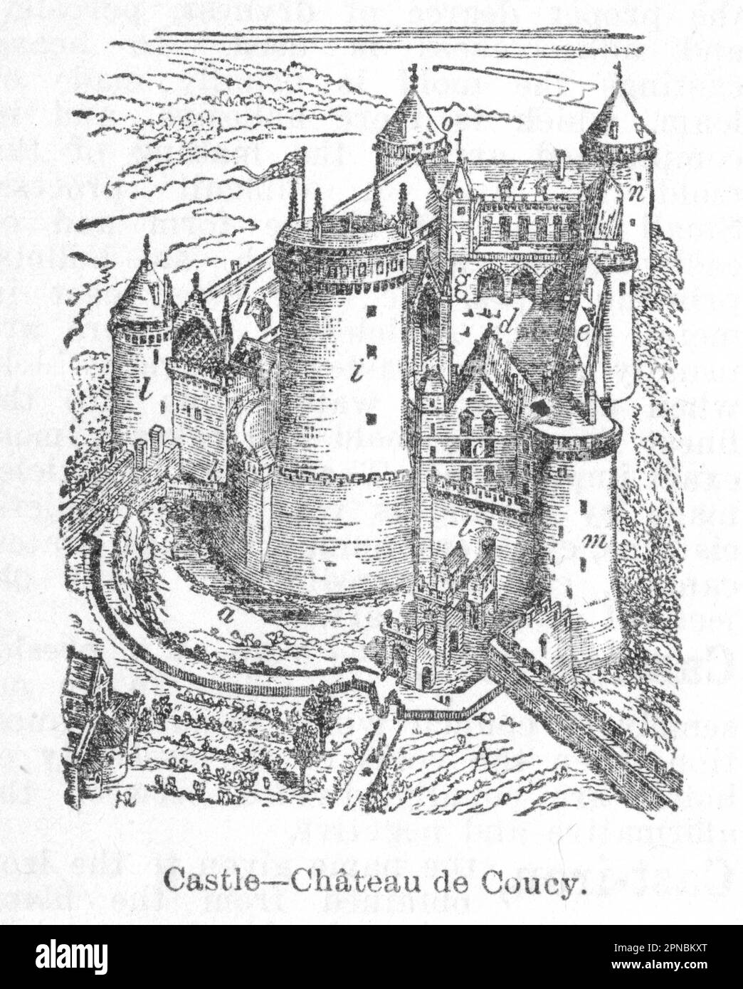 Old fashioned castle Cut Out Stock Images & Pictures - Alamy