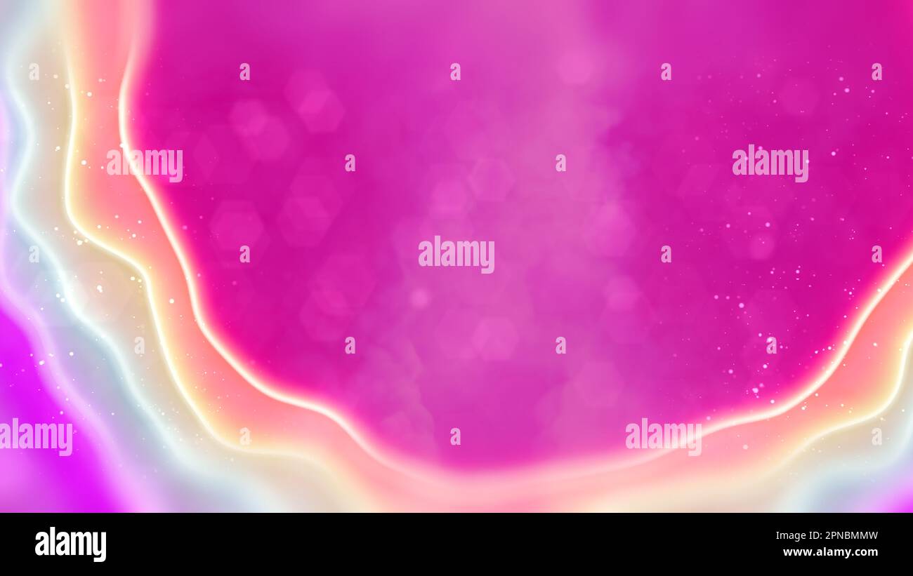 cute rainbow shimmering volumetric forms bg - abstract 3D rendering ...
