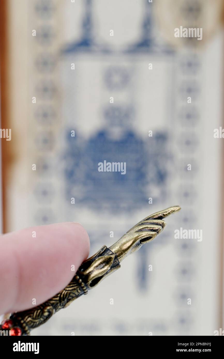 Yad Jewish Ritual Pointer Popularly Known As A Torah Pointer Used By