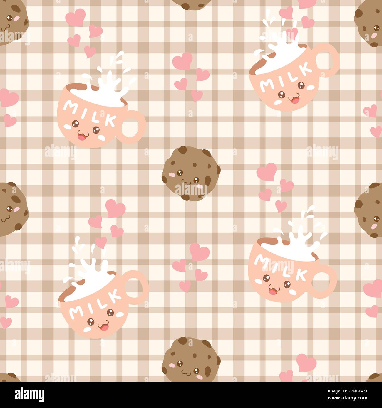 Baby and cookies Stock Vector Images - Alamy