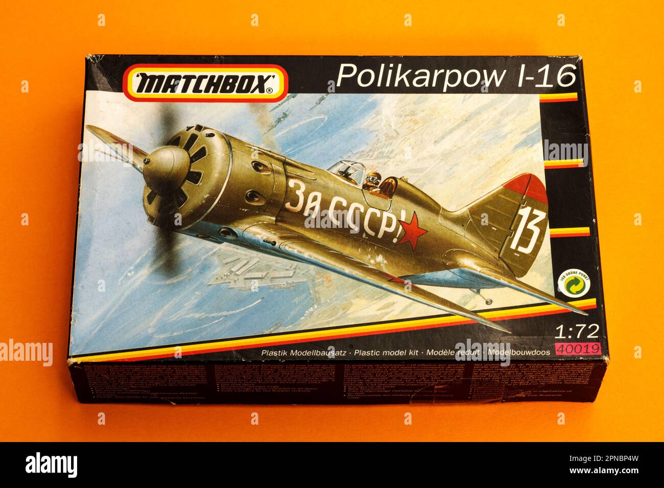 Matchbox 1/72 scale Polikarpow I-16 model aircraft instructions Stock ...
