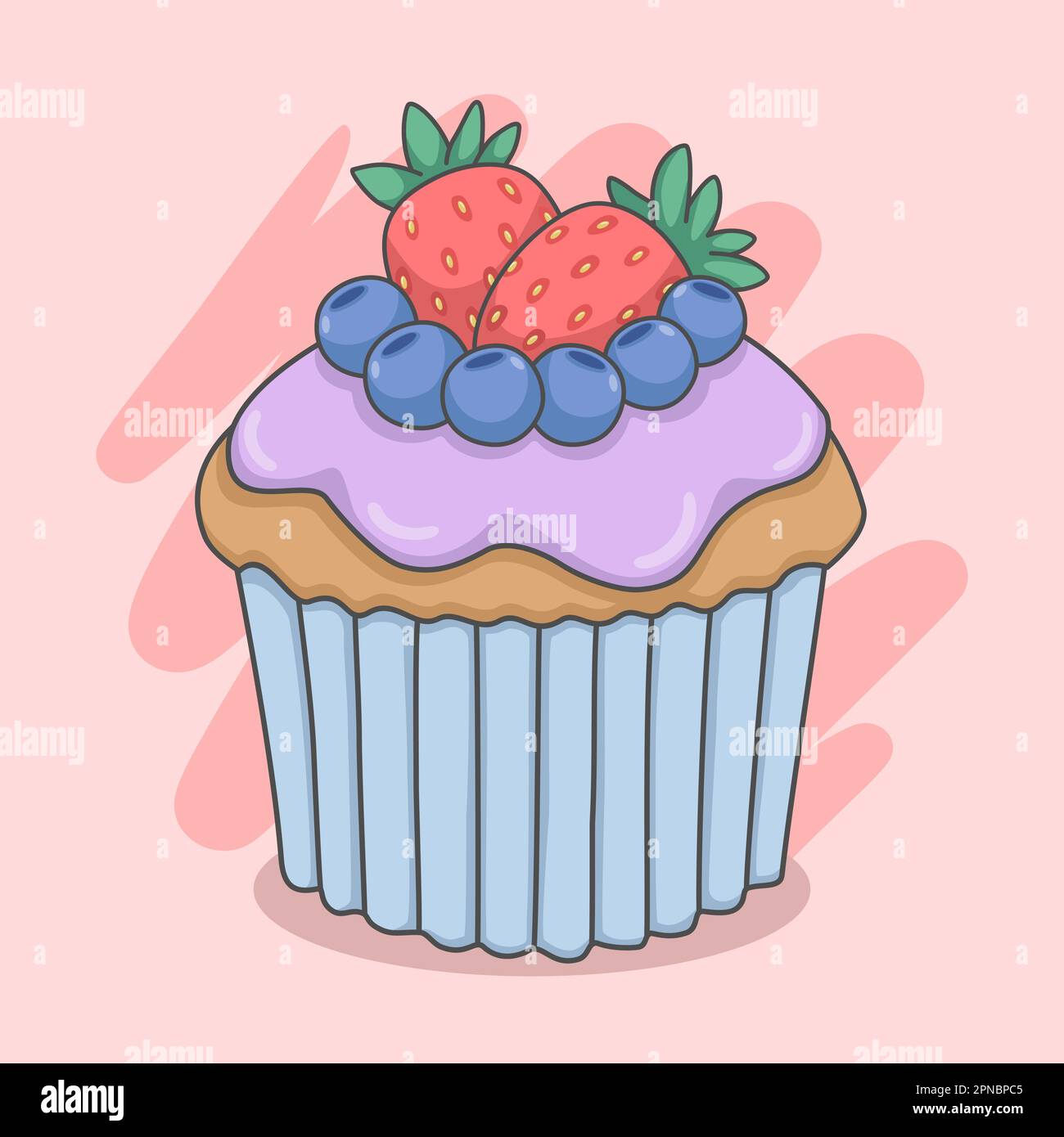Strawberry toppings Stock Vector Images - Alamy