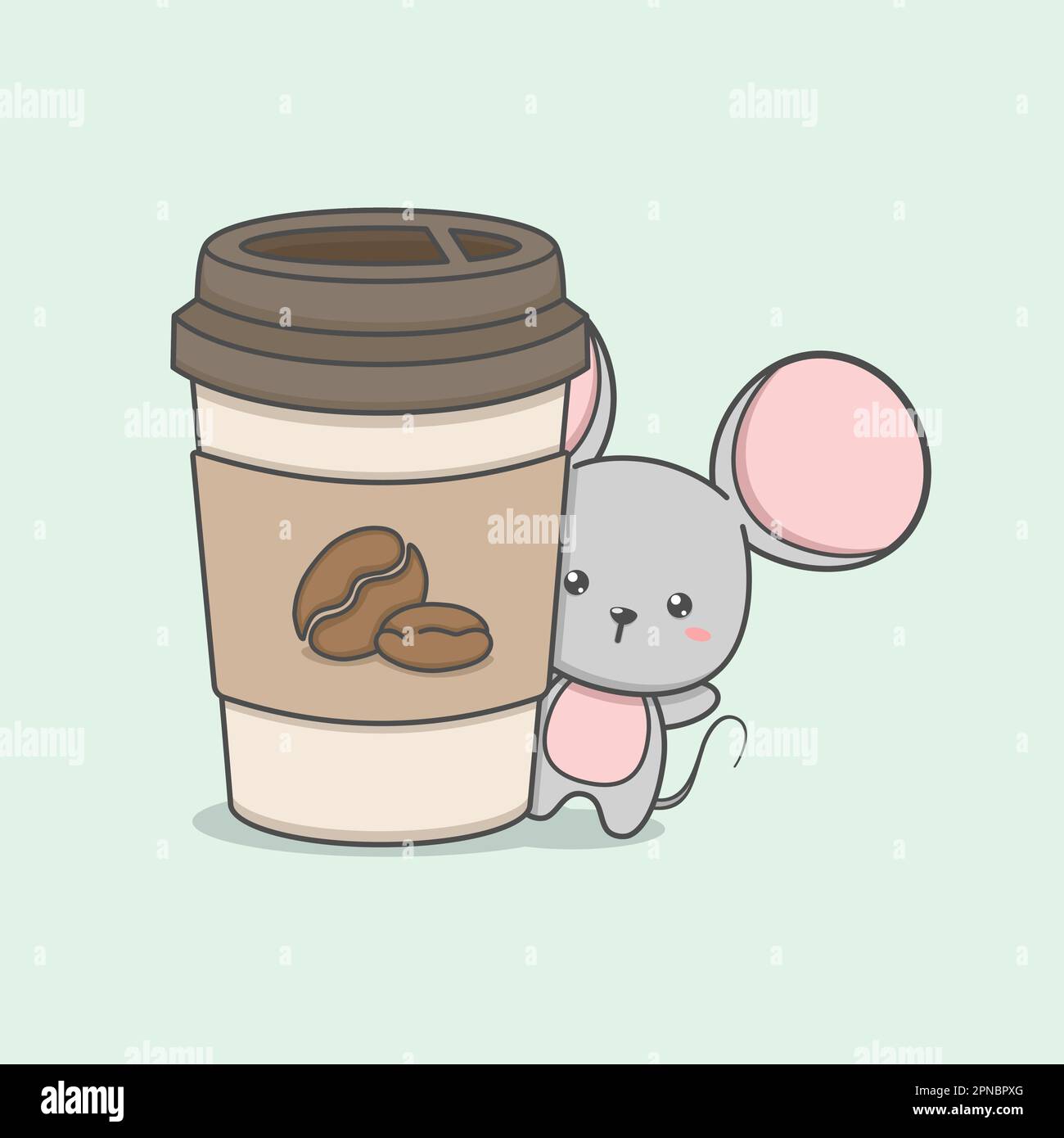 Coffee mouse Stock Vector Images - Alamy