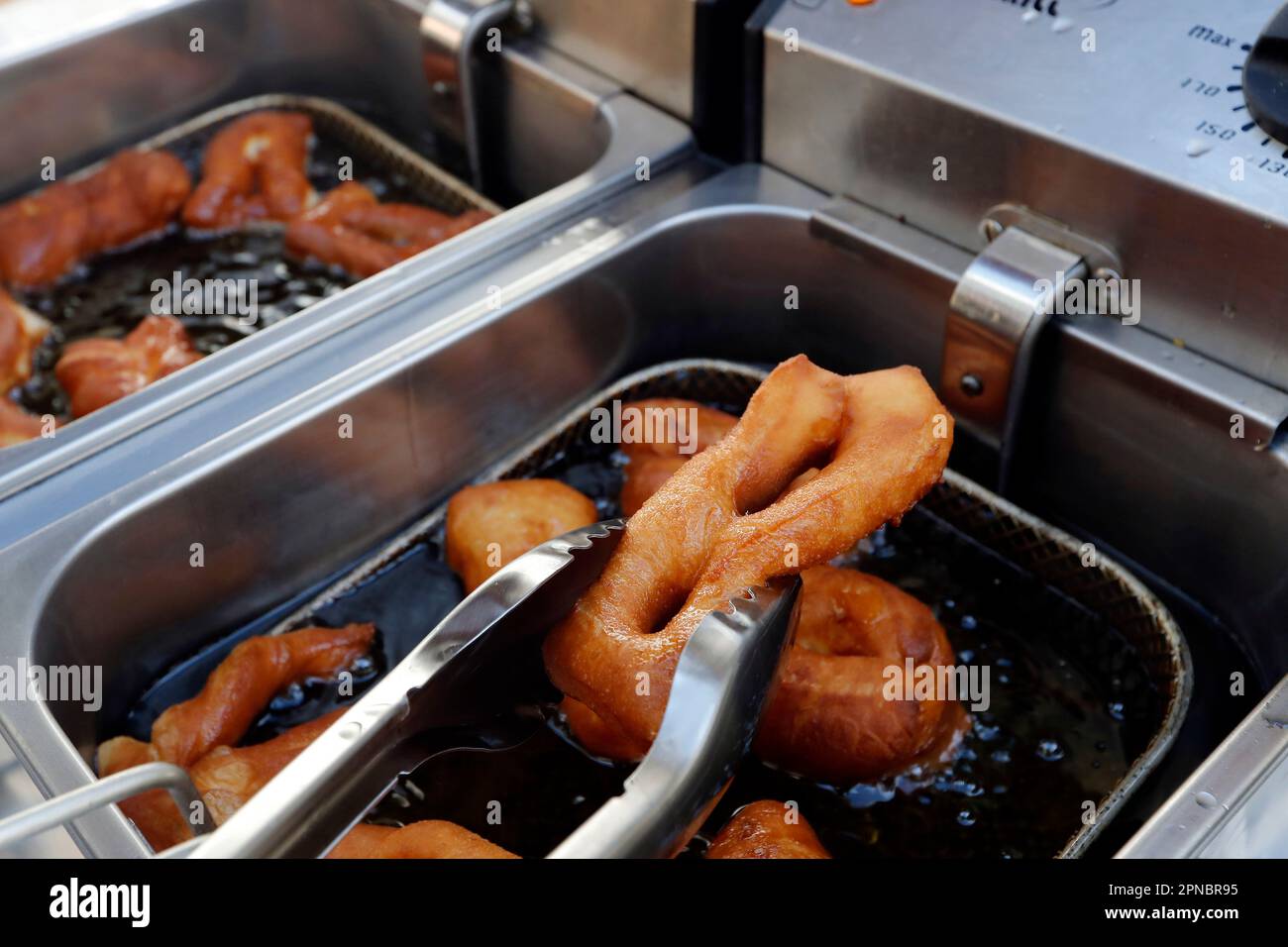 Fried Rissoles. A dessert cooked in the Savoy region. Saint-Gervais ...